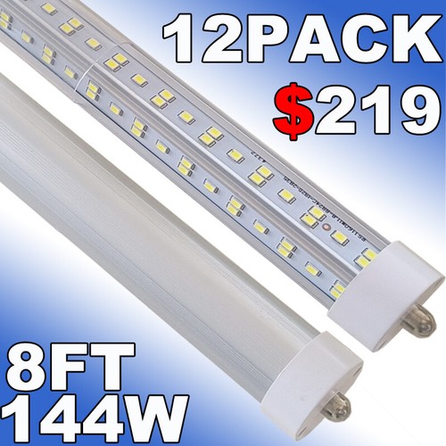T8 8FT FA8 Single Pin Led Tube Light Bulbs 144W 8 Foot Led Shop Light ...