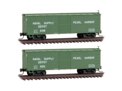 Micro Trains Line Nn3 Scale 994 00 954 Naval Supply Depot 30' Wood Box ...