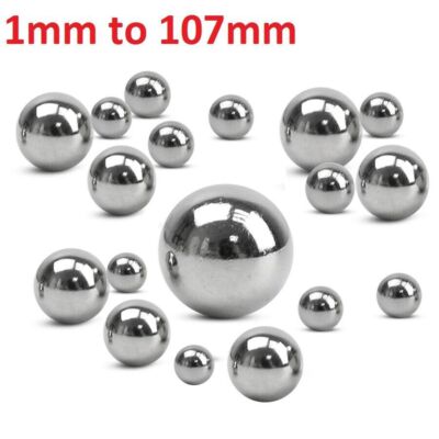 1mm - 107mm Carbon/Bearing Steel Precision Smooth Ball Solid Steel ...