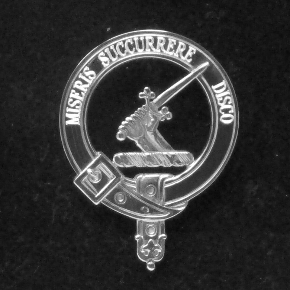 Scottish Clan Crest Badges of solid sterling silver | eBay
