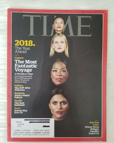 TIME MAGAZINE DOUBLE ISSUE DEC 2017/JAN 2018 A WRINKLE IN TIME OPRAH ...