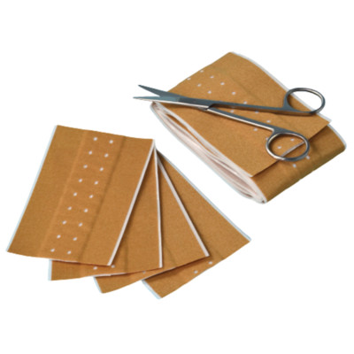Fabric Plaster Adhesive Strip Breathable Flexible First Aid 6cm, 8cm x ...