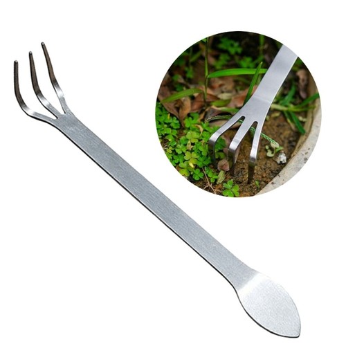 1/2Pcs Multifunctional 3 Prong Bonsai Rakes for Soil Loosening and ...