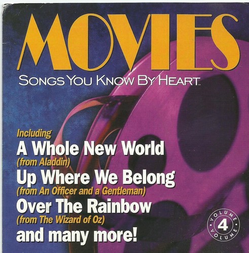 Movies Songs You Know by Heart by Various Artists Dirty Dancing Vol 4 CD 1998 89841817923| eBay