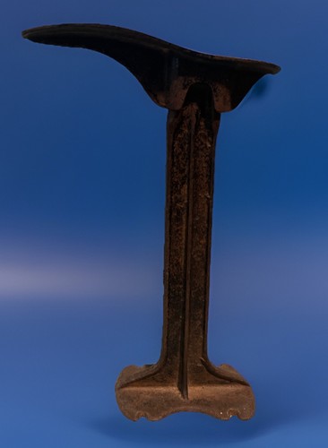 Antique Vtg. Cast Iron Shoe Repair Stand w/ Shoe Form Mold Size 6 ...