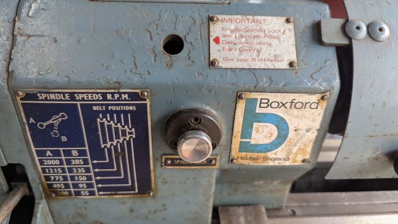 Boxford AUD Metalworking Lathe - Good condition | eBay Australia
