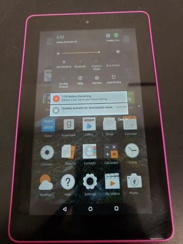 Amazon Fire (5th Generation) 16GB, Wi-Fi, 7in - Black/Pink ...