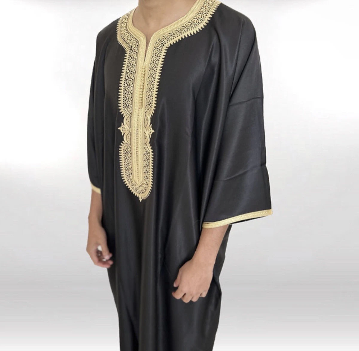 Thobe Premium Linen Blend !Moroccan Thobe Djellaba, Jubbah,, 47% OFF