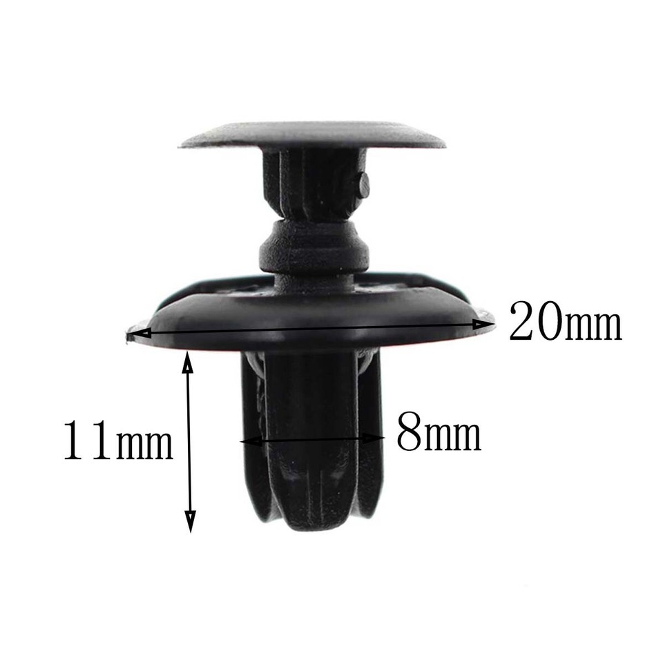 100: Inner Wheel Well Fender Retainer Clips Fasteners For Honda 91501 ...