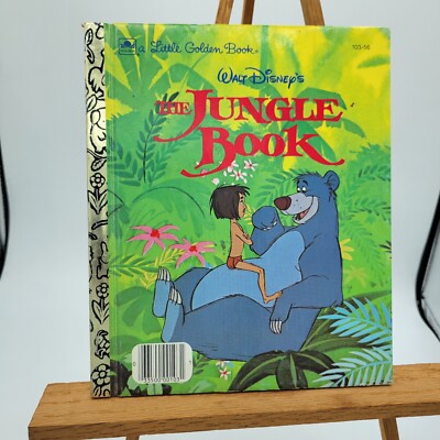 The Jungle Book Little Golden Books Walt Disney 1967 Mowgli Rudyard ...