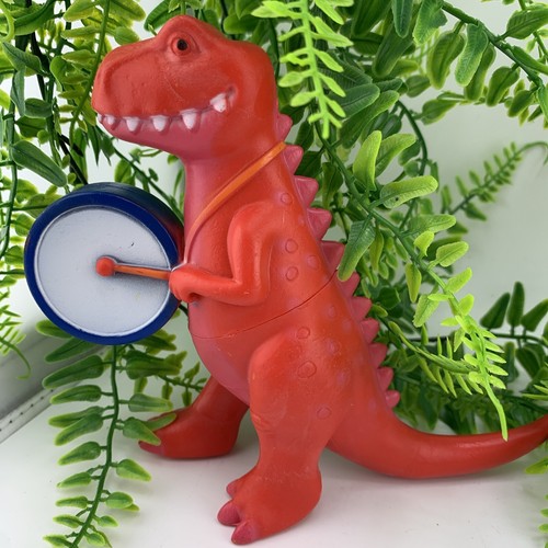 Vintage Ankyo DINOSAUR T REX Marching Band Drum Playing Instruments ...
