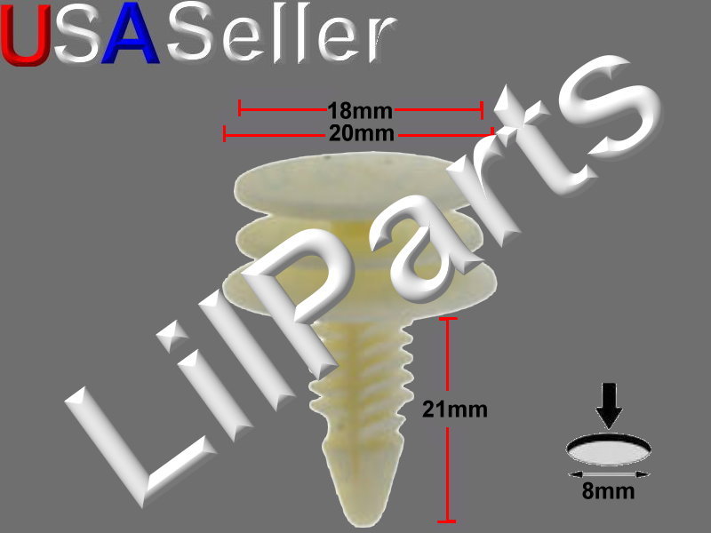 Front Rear Door Trim Panel Bumper Clip GM 15986673 Truck S10 S15 | eBay