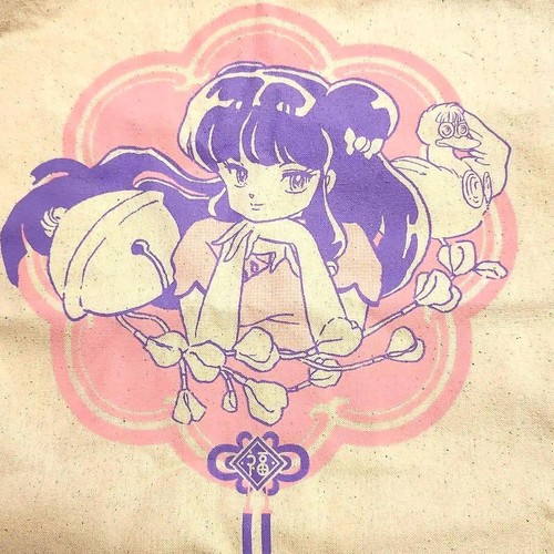 Ranma 1/2 Tote Bag Shampoo Mousse Pattern With Paper Tag | eBay