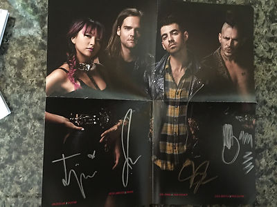 DNCE cd signed booklet debut signed by Joe Jonas and 3 others. | eBay