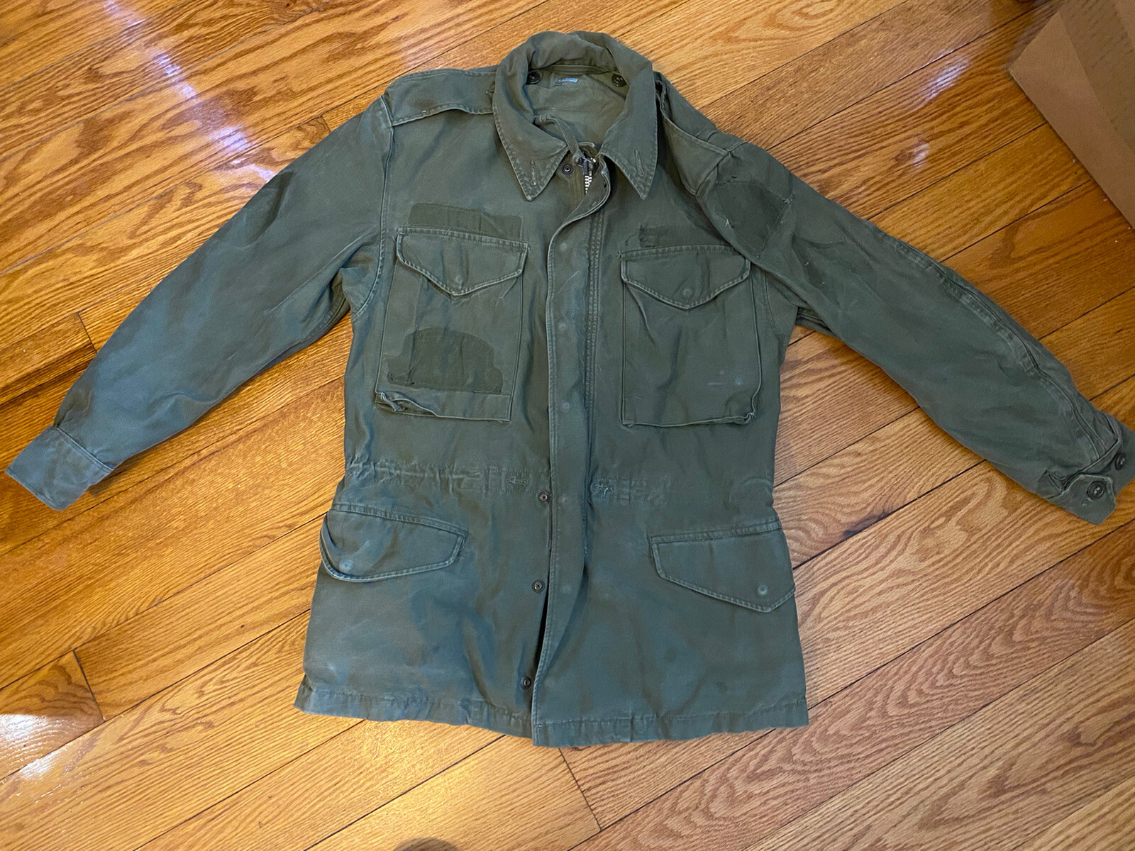 US Military Issue, Vietnam Era, OD Field Jacket Sz Small, Preowned | eBay