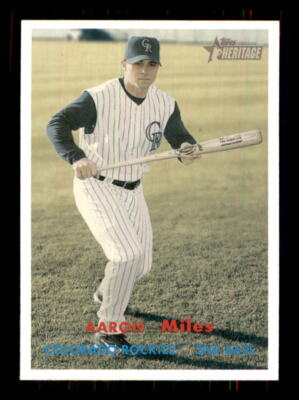 2006 Baseball Topps Heritage Aaron Miles Colorado Rockies #433 | eBay