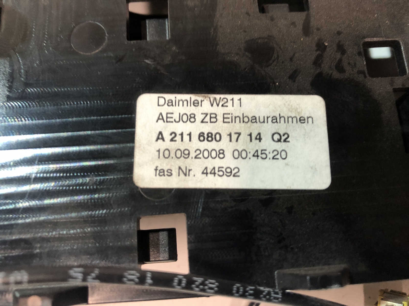 Schalterleiste Mittelkonsole Abdeckung Mercedes W211 E Klasse ...