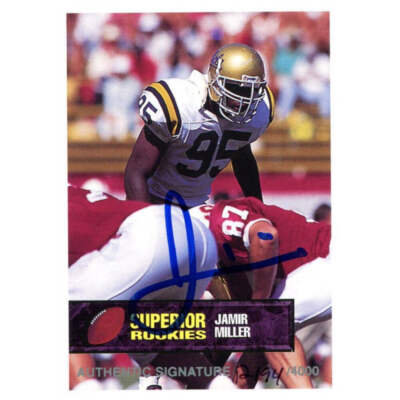 Jamir Miller Autographed Card | eBay