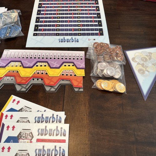 SUBURBIA Board Game - Bezier Games (Used, COMPLETE) | eBay