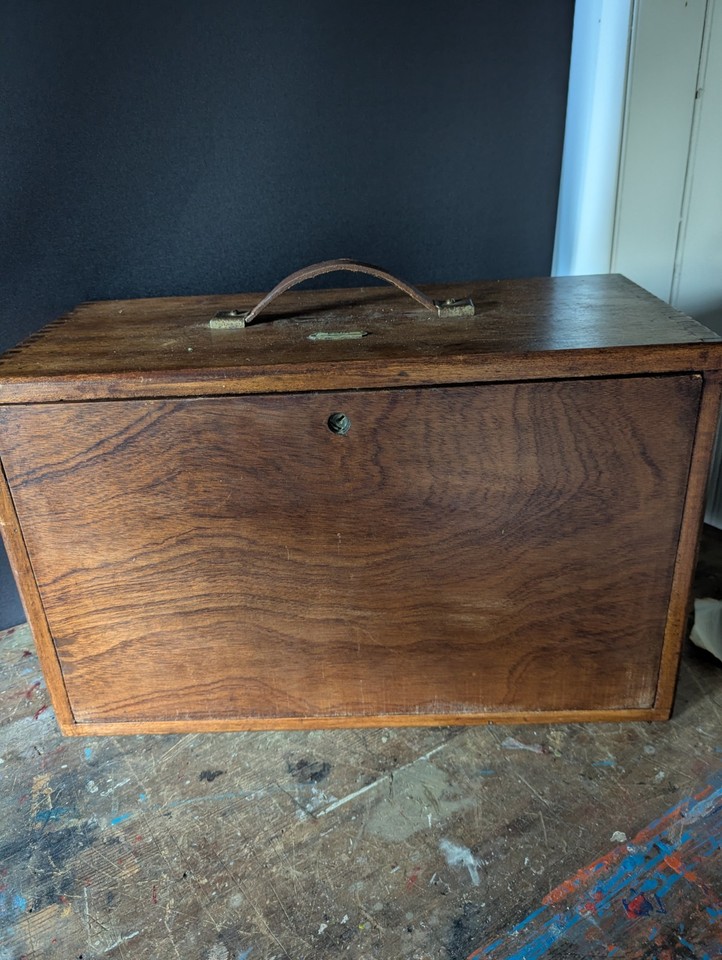 Vintage Emir Engineers, engineering wooden toolbox,tool box FREE UK ...