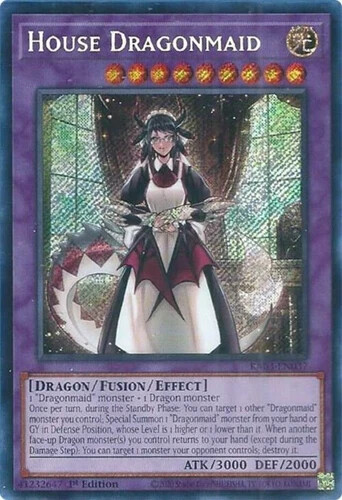 Yugioh! House Dragonmaid - RA03-EN037 - Secret Rare - 1st Edition Near ...
