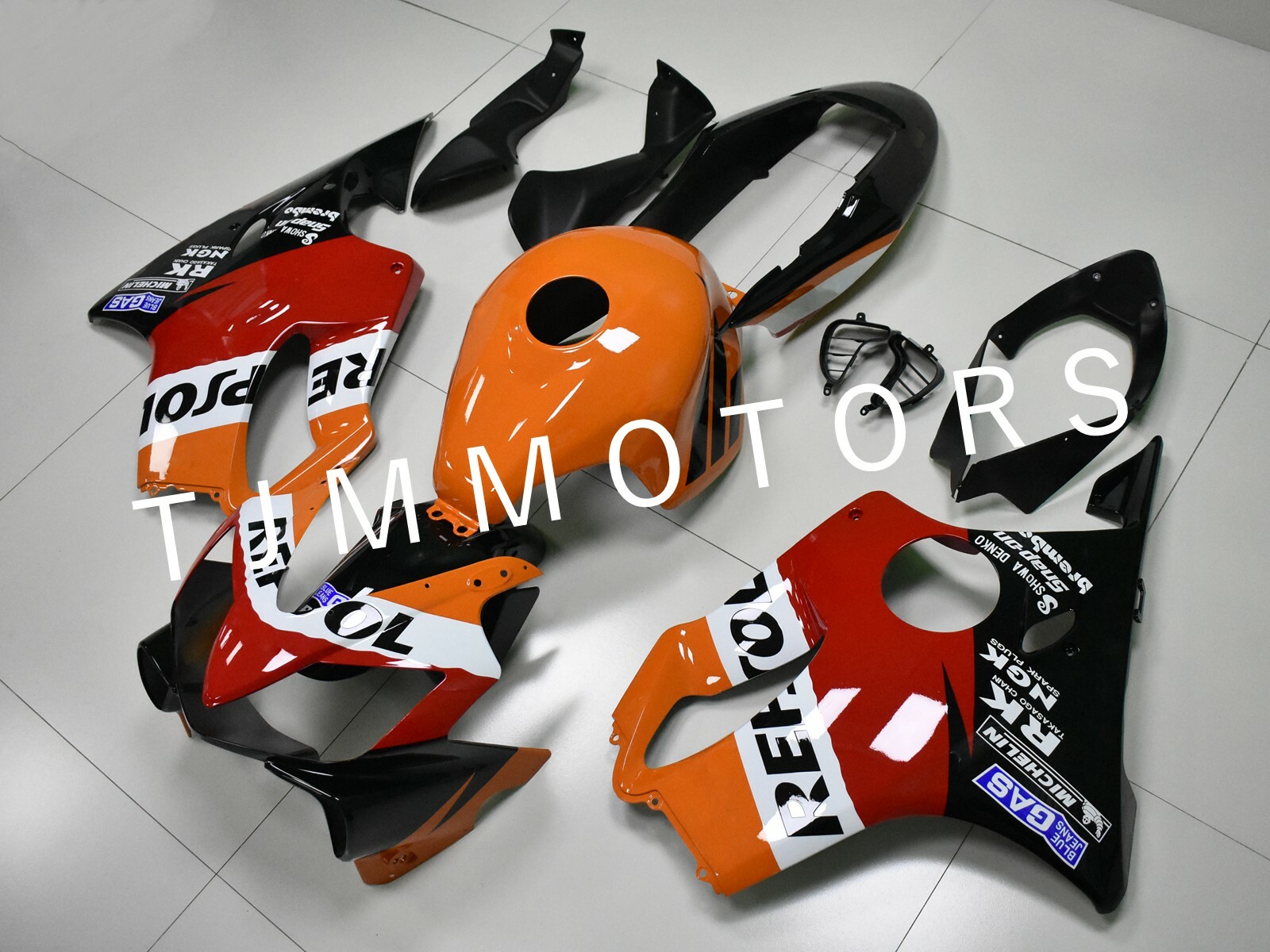 For CBR600 F4i 04-06 Orange Black Repsol ABS Injection Mold Bodywork ...