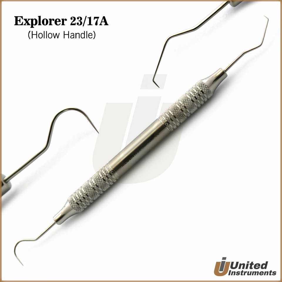 Dental Hygienist Kit Cassette Explorer Probe Examine Color Coded Probe ...