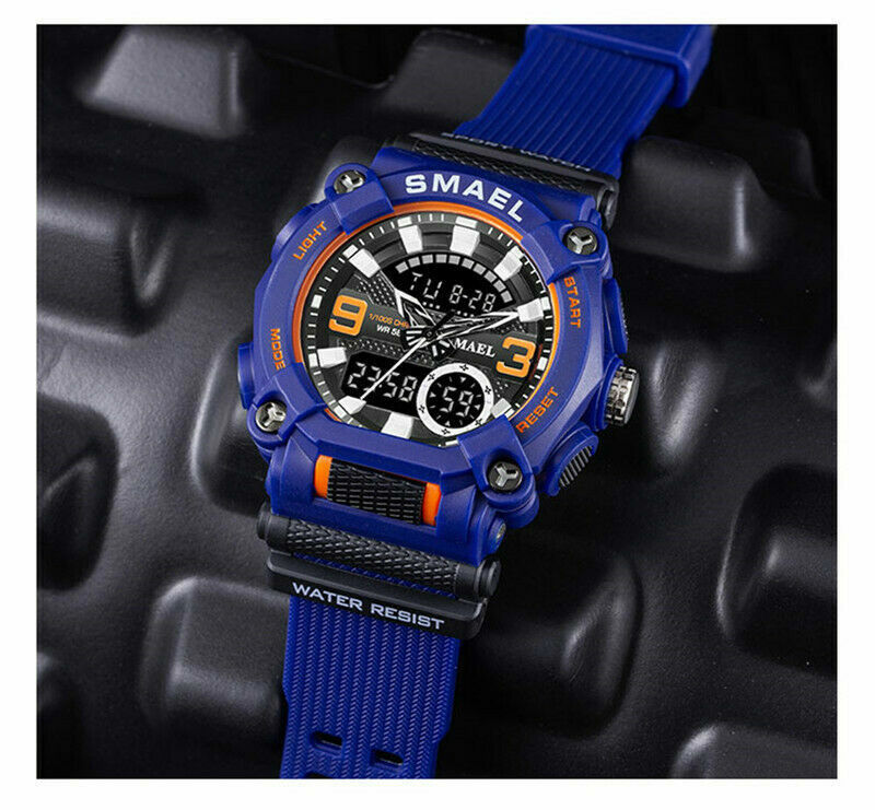 SMAEL Sport Watch Men Wristwatch Fashion Digital Quartz Outdoor Male ...