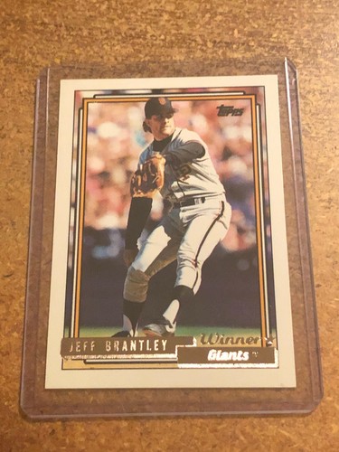 1992 Topps Gold Winner Baseball # 491 Jeff Brantley | eBay