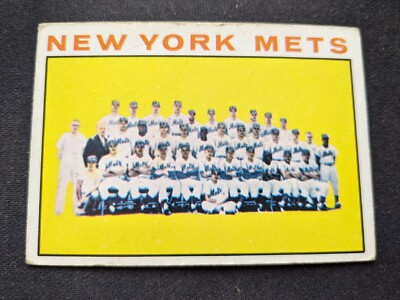 1964 Topps Baseball Card # 27 New York Mets Team (VG) | eBay