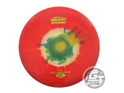 NEW Discraft Z FLY DYE Zone 173-174g Red Burst Putter Golf Disc | eBay