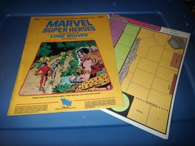 TSR Marvel Super Heroes Lone Wolves MH4 6859 COMPLETE 9780880381314| eBay