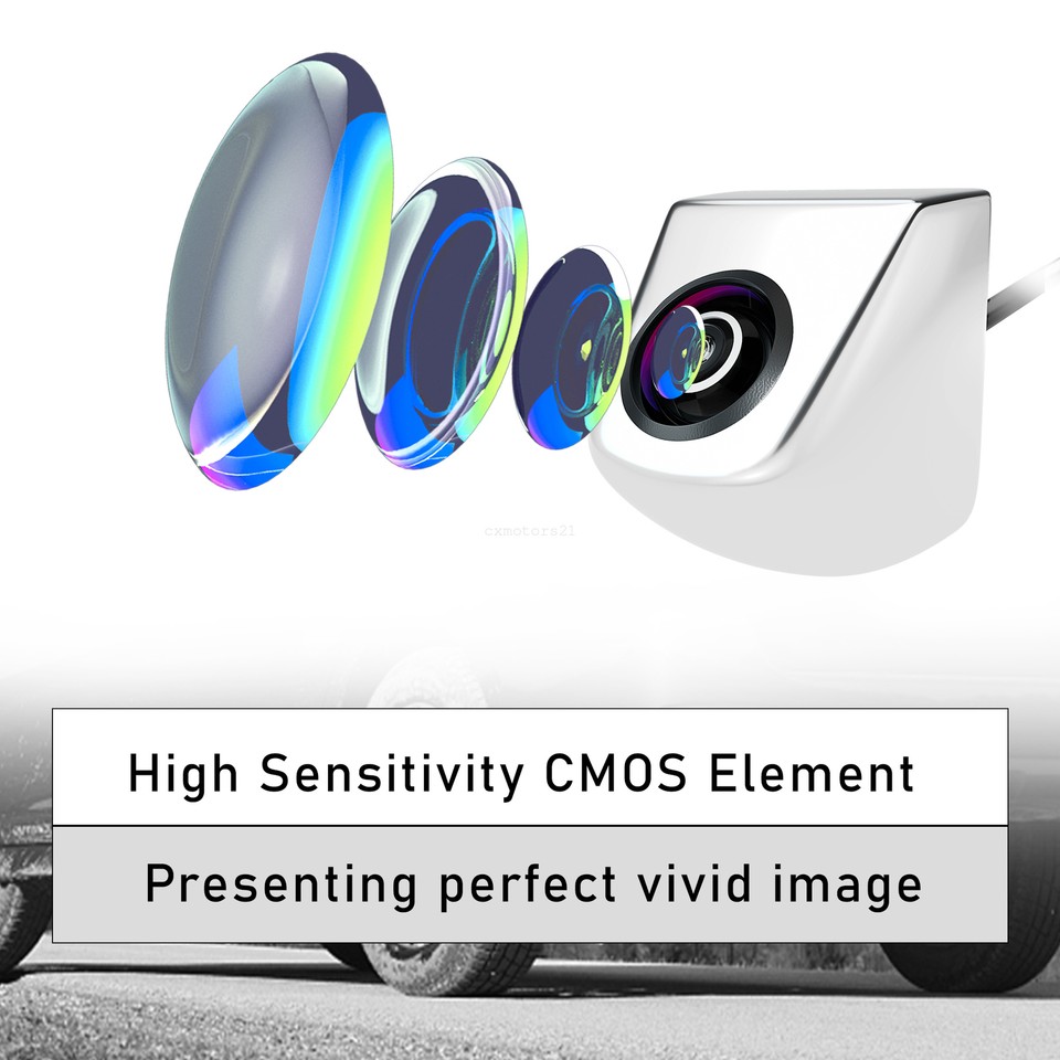 Front View Grille Camera for GMC Sierra Chevy Silverado 1500 with Power ...