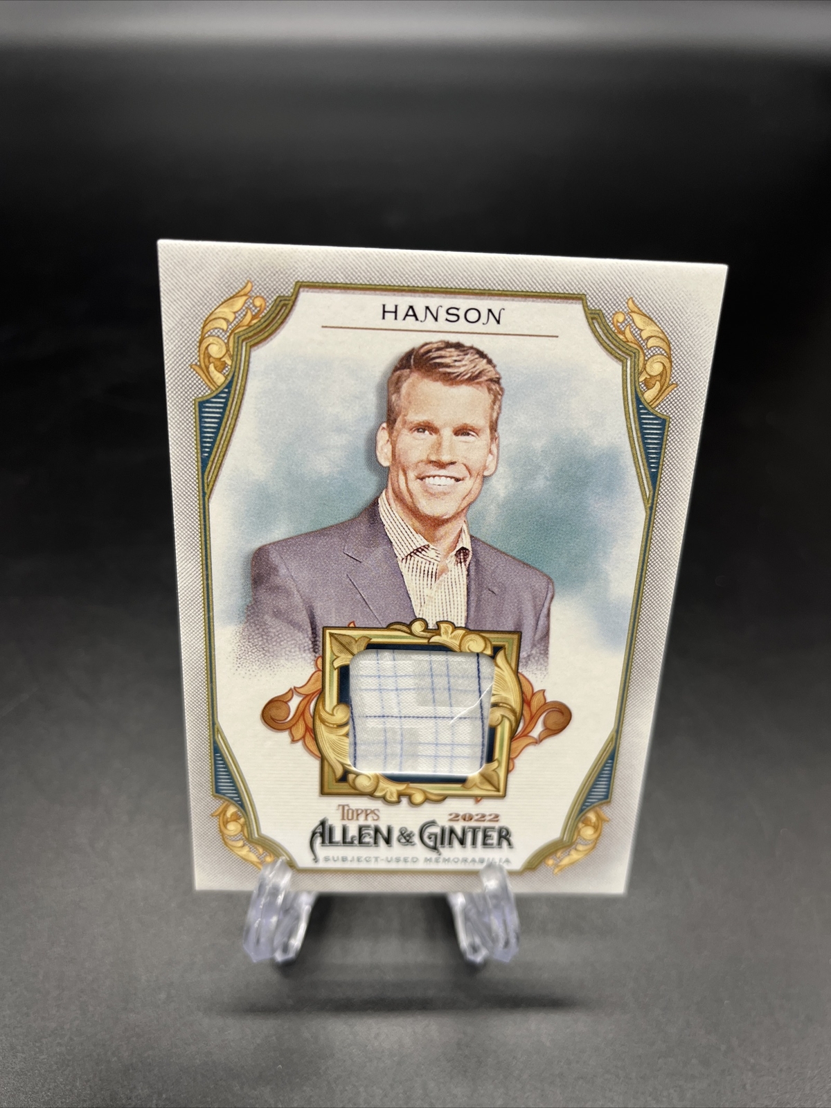 2022 Topps Allen Ginter Scott Hansen Relic - NFL Redzone Host - Lot1112 ...