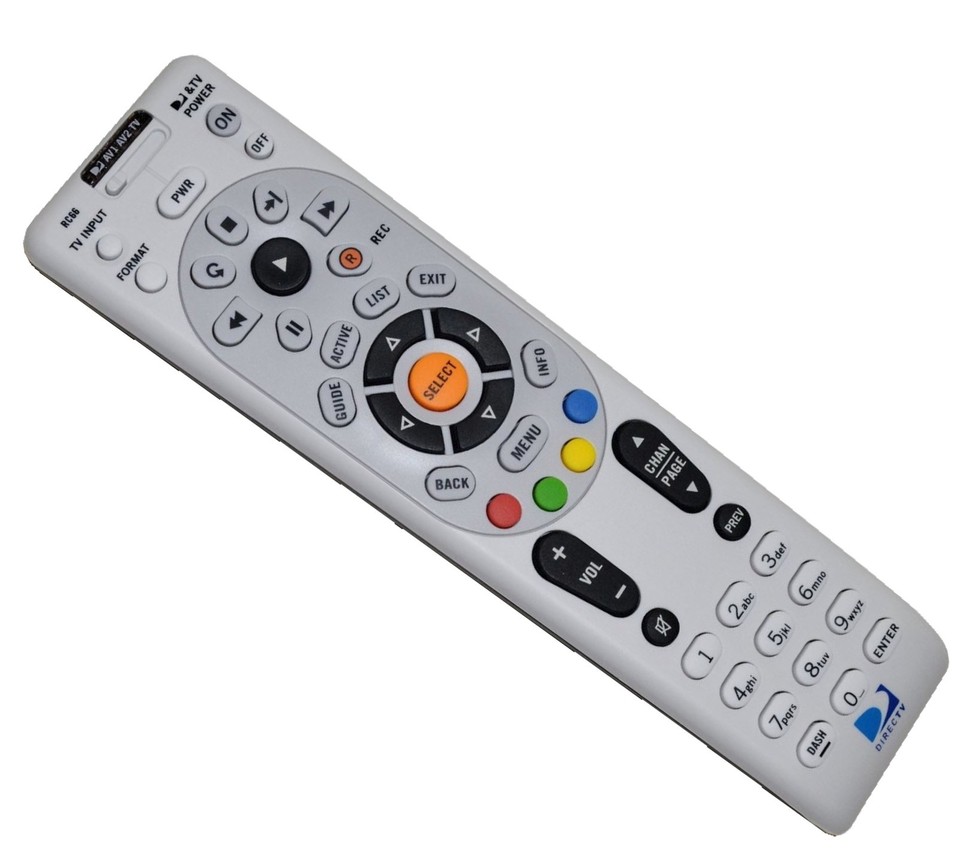 DIRECTV IR 4-Device Universal Remote for DTV DVR DSS HDTV Blu-ray ...