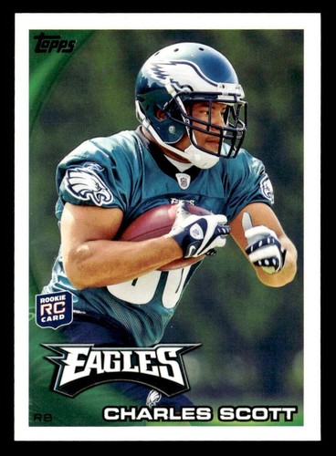Charles Scott 2010 Topps Rookie Card #424 Philadelphia Eagles | eBay