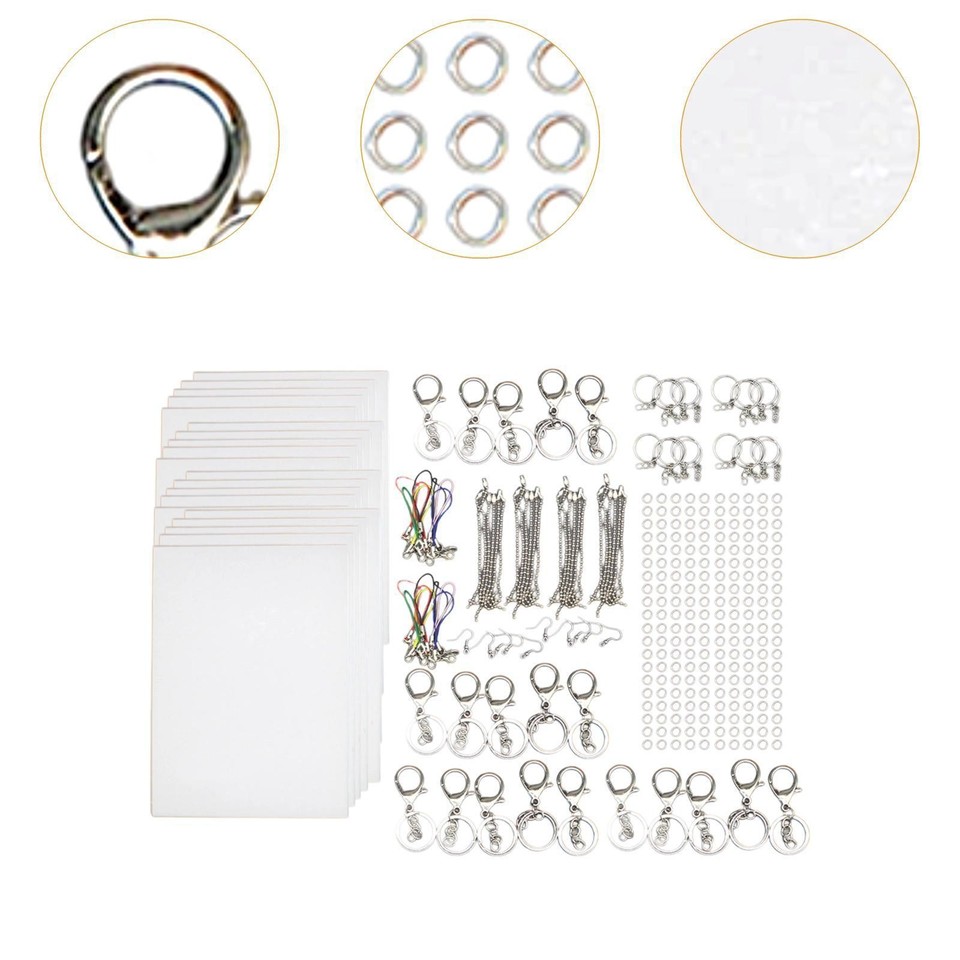 20x Heat Shrinkable Sheet Materials DIY Supplies Decoration Handmade ...