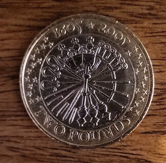 Gunpowder Plot £2 Two Pound Coin Guy Fawkes 1605-2005 (Very Good ...