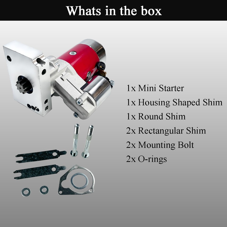 Mini Starter For Chevy 396, 402, 427, 454 High Torque 153 or 168 Tooth ...