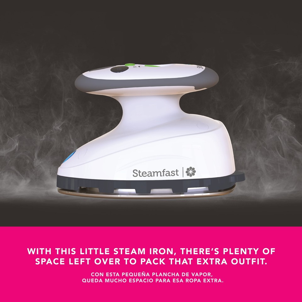 Steamfast i3 Travel Steam Iron, Compact and Portable, White | eBay