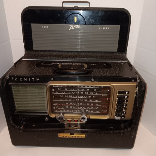Vintage Zenith Trans Oceanic Wave Magnet Tube Radio Model Y600 | eBay