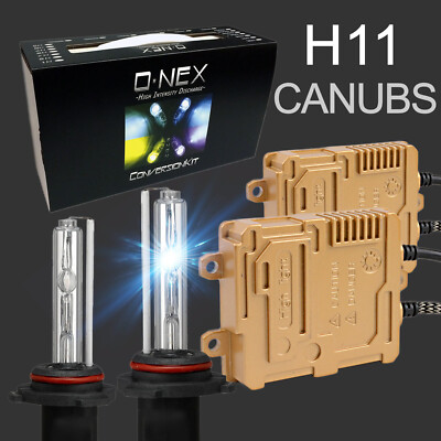 O-NEX H11 H8 Canbus HID Kit AC 55W Digital Ballasts Super Bright ...