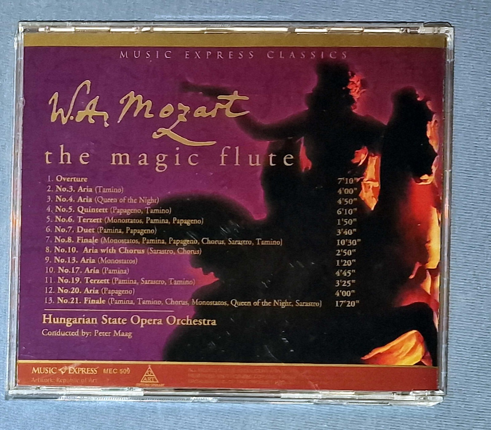 CD - W.A. Mozart - the magic flute - Die Zauberflöte - CD´s | eBay.de
