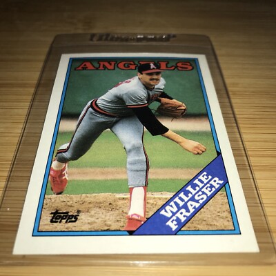 1988 Topps Error Baseball card Willie Fraser front/Joey Cora back ...