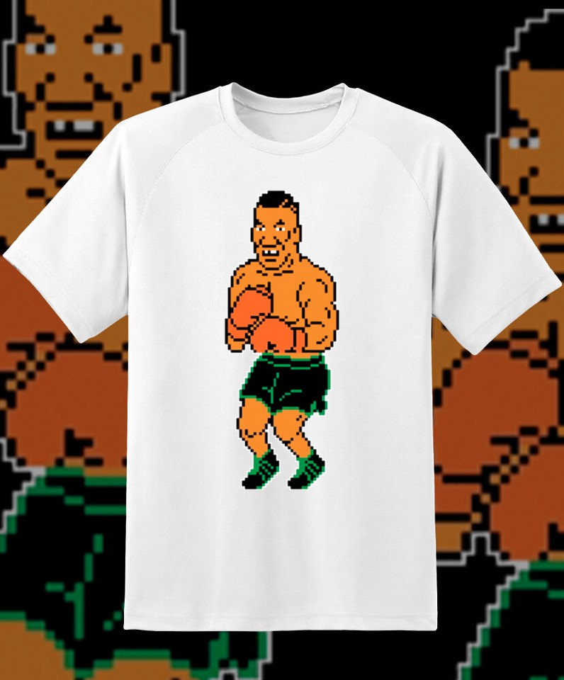 Mike Tyson 8 bit Punch Out art Retro Game shirt Youth to Adult S-6XL ...