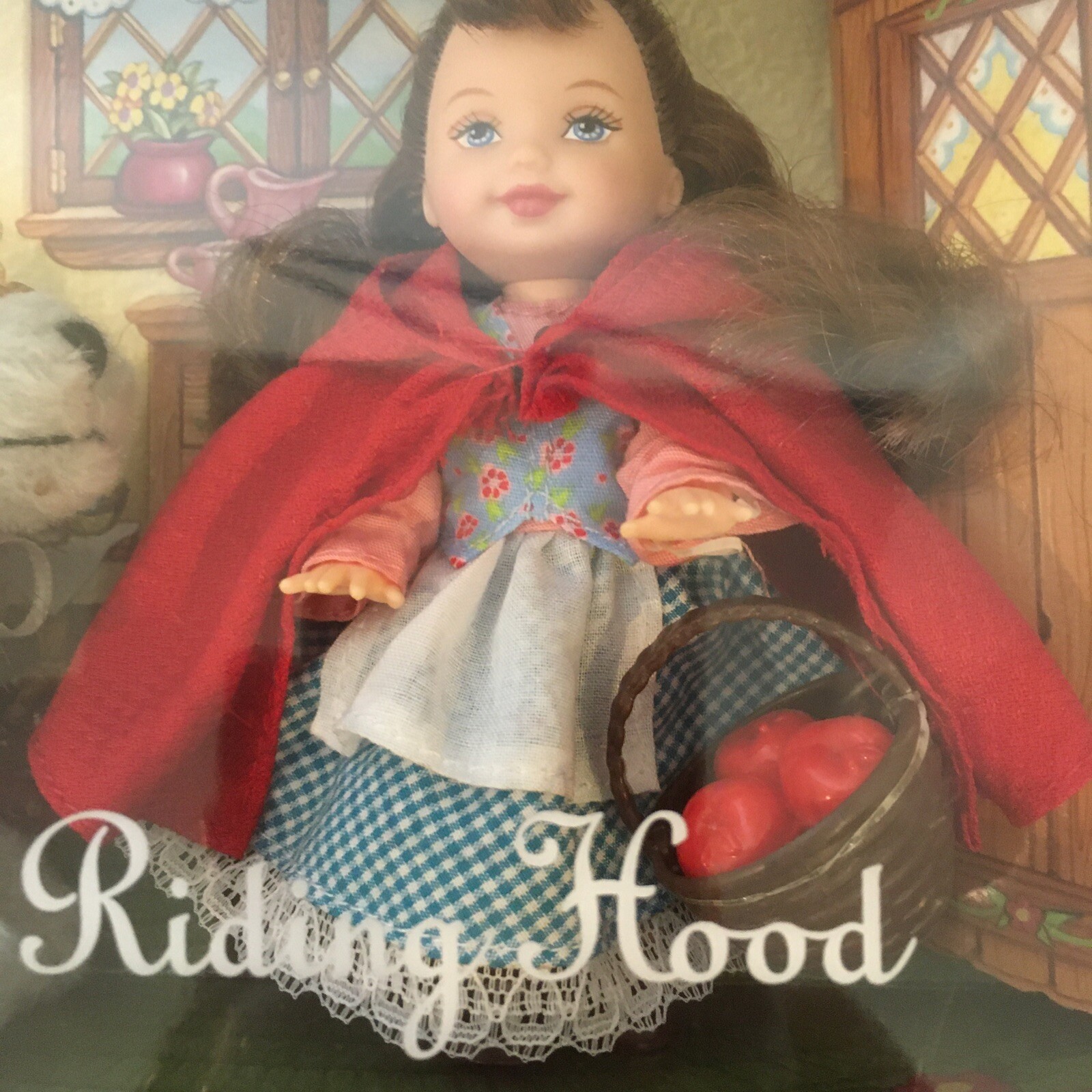 Mattel Barbie Kelly Doll Little Red Riding Hood Wolf Collector Ed 2001 ...