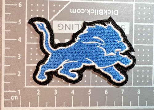 Detroit Lions NFL Team Logo Embroidered 2.5in Iron / Sew-On Patch | eBay