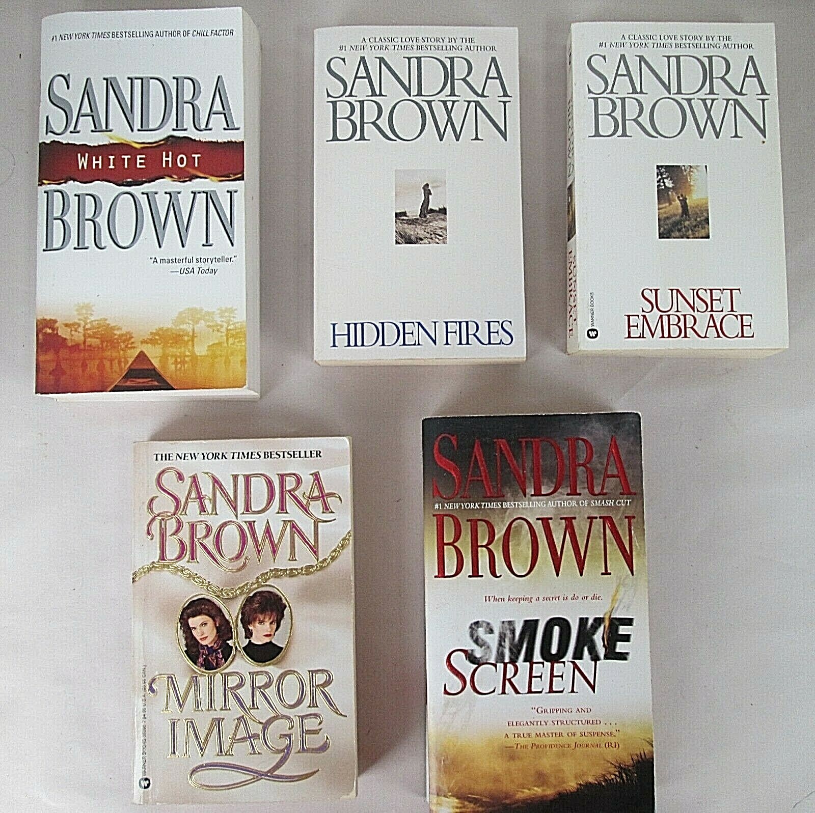 Lot of 5 Sandra Brown Paperback Romance Suspense Novels 1990-2009 | eBay