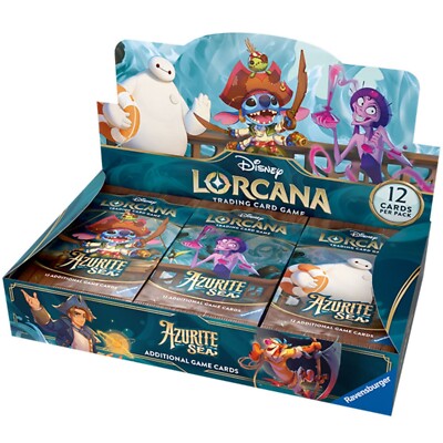 Azurite Sea Booster Box - Disney Lorcana - Brand New and Sealed | eBay