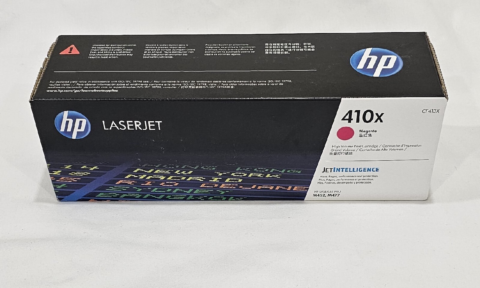 HP 410X,CF413X,High-Yield Laser Jet Toner Cartridge,Magenta Genuine ...
